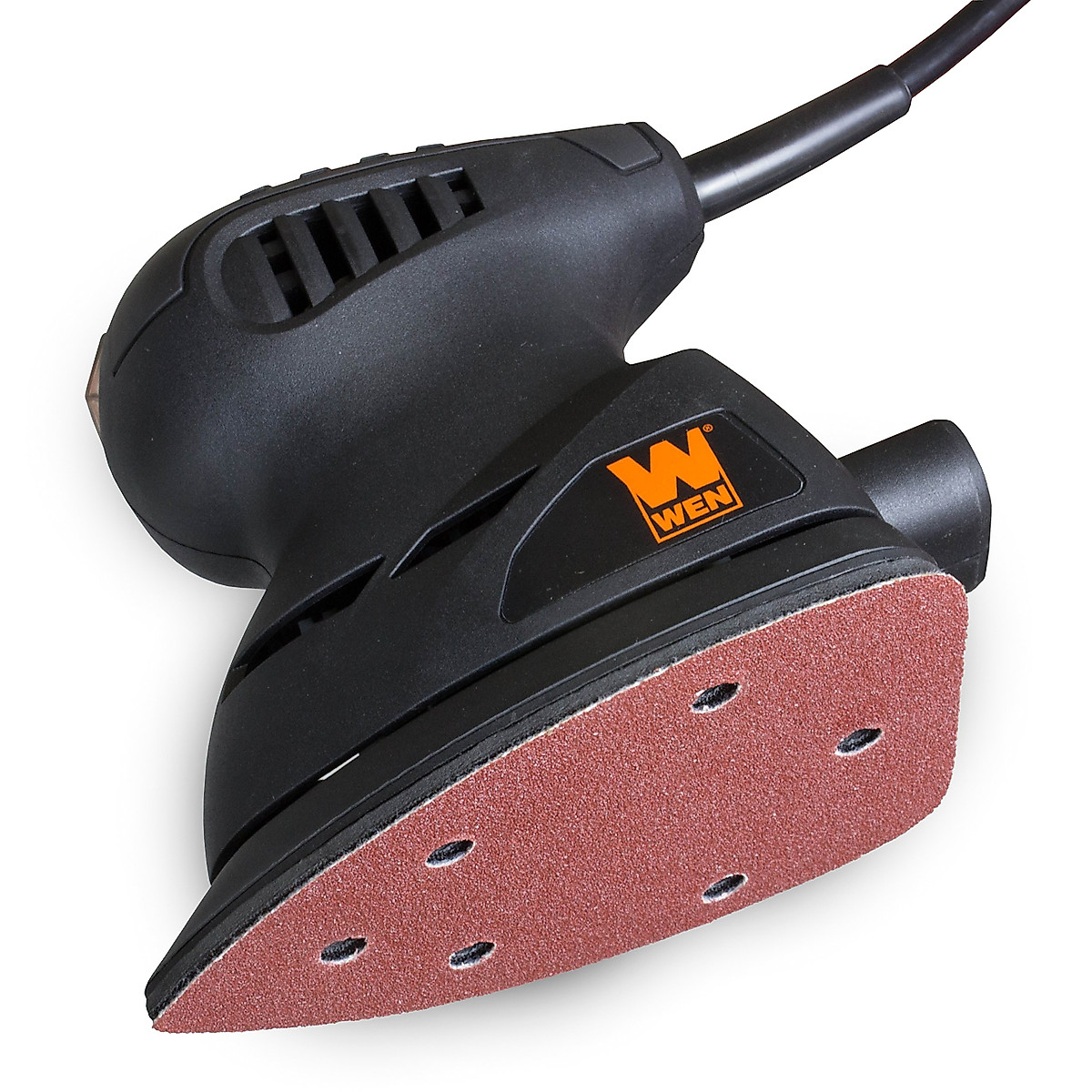 WEN 6301 Electric Detailing Palm Sander and WEN 6301SP Palm Sander Sandpaper (12 Pack)