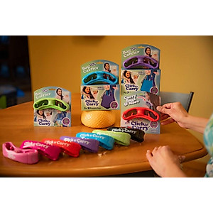 Click & Carry Grocery Bag Carrier - Plastic Bag Organizer and Holder for Easy Shopping - As Seen on Shark Tank - Comfortable Gel Padding Bags Handle, Hands-Free Design for Groceries, Paint Can Carrier