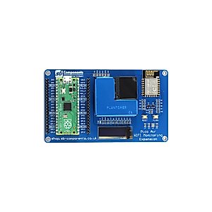 Raspberry Pi Pico Air WiFi Monitoring Expansion PMSA003 Sensor ESP8266 Module Air Monitor WiFi HAT for Raspberry Pi Pico with inbuilt 0.91" OLED Display