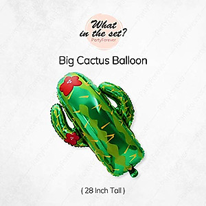 PartyForever Big Gold Mexican Bachelorette Party FIESTA Balloons Decorations Kit - Bridal Shower Party Balloons & Supplies - Hen Party Decorations Set