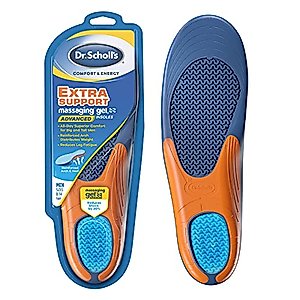 Dr. Scholl’s Extra Support Insoles Superior Shock Absorption and Reinforced Arch Support for Big & Tall Men to Reduce Muscle Fatigue So You Can Stay on Your Feet Longer (for Men's 8-14)