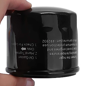 Aynaxcol Oil Filter Replacement Kit for John Deere D100 D105 D110 D120 D125 D130 D140 D150 D155 D160 Lawn Tractor AM125424 AM119567 LG492932S