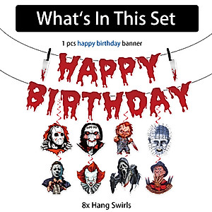 Thrilling Horror Birthday Decorations for Movie Fans