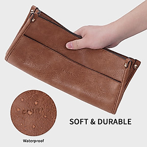 Caitina Crossbody Bag For Women Vegan Leather Hobo Handbag Designer Crossbody Purses Bucket Bag For Women with 2PCS Adjustable Strap(Beige)