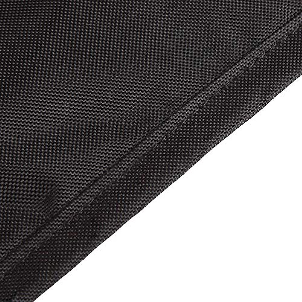 Himal Outdoors Lawn Mower Cover - Heavy Duty 600D Polyester Oxford Waterproof, UV Protection Universal Fit with Drawstring & Cover Storage Bag, Black