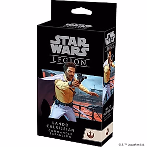 Atomic Mass Games Star Wars: Legion Lando Calrissian Commander Expansion - Unleash The Infamous Gambler! Tabletop Miniatures Strategy Game, Ages 14+, 2 Players, 3 Hour Playtime, Atomic Mass Games