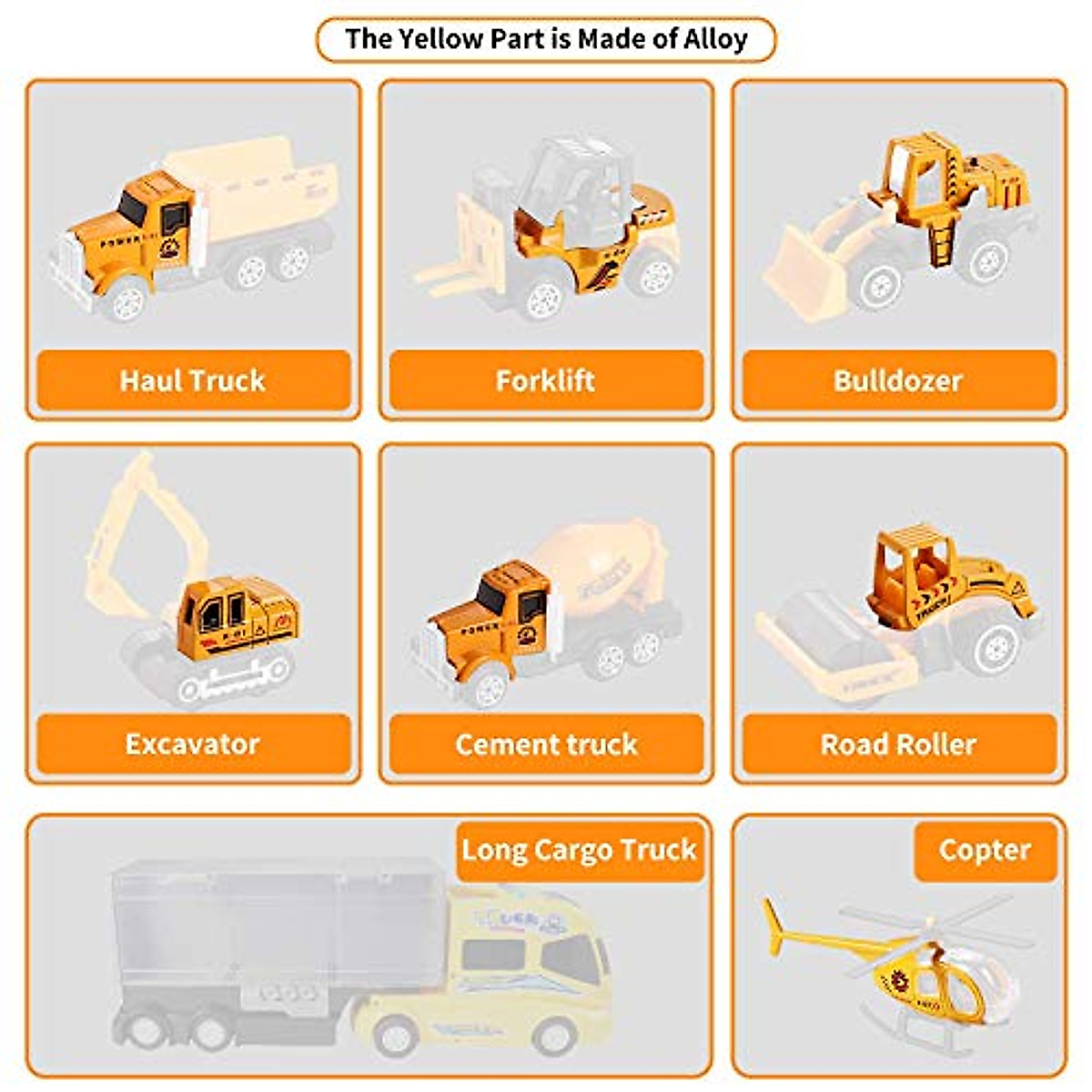 Construction Diecast Car Toy