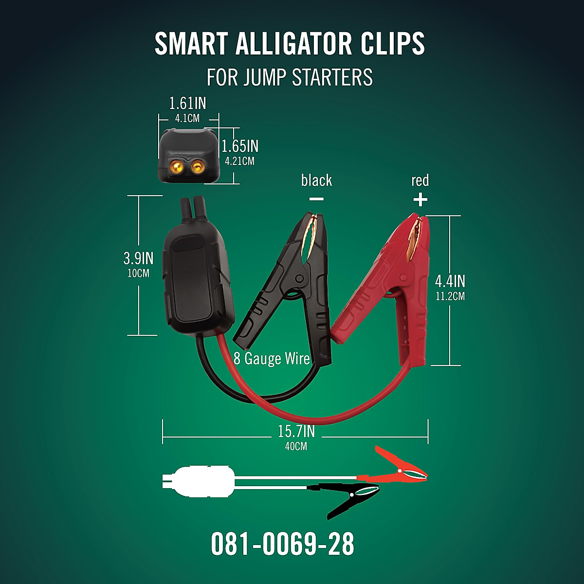 Battery Tender 1500 AMP Lithium Jump Starter - 12000mAh Portable Power Station - LED Flashlight Emergency Strobe - 3 Fast USB Charging Ports - 030-2020-WH