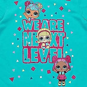 L.O.L. Surprise! Little Girls 3 Pack Ruffle Graphic T-Shirt 5