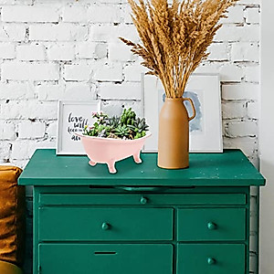 Mini Bathtub Flower Pot Ceramic Succulent Planter Pot Flower Pots Porcelain Plant Pot Vintage Retro Plants Bonsai Holder Desktop Flower Vase Cactus Containers Soap Dish