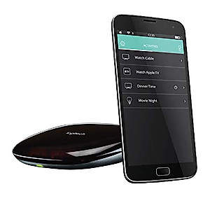 logitech 915-000238 Harmony Home Hub for Smartphone Control of 8 Home Entertainment and Automation Devices (Renewed)