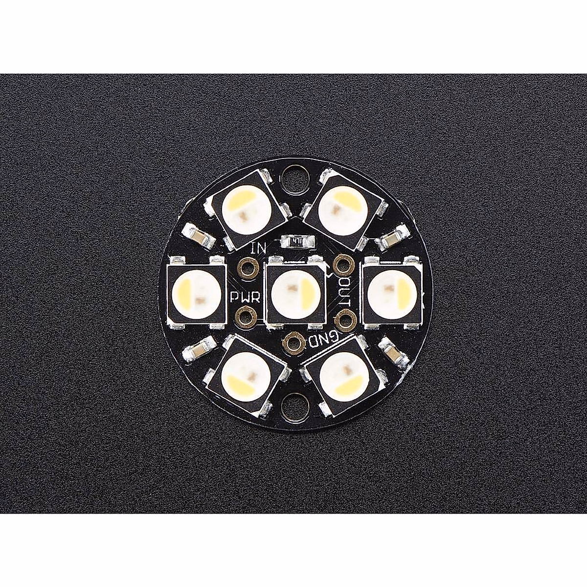 Adafruit Industries NeoPixel Jewel - 7 x 5050 RGBW LED w/Integrated Drivers - Warm White - ~3000K