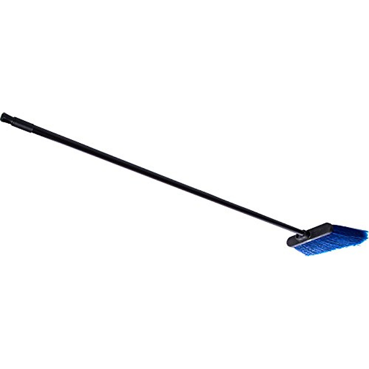 SPARTA FoodService Products 3688314 Commercial Flagged Synthetic Warehouse Broom with Metal Threaded Handle, 56" Overall Length, Blue