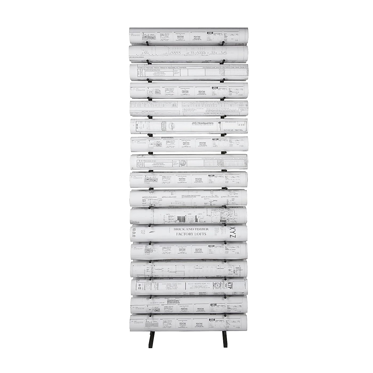 Brookside Design VR165 Vis-I-rack high capacity roll file blueprint storage rack