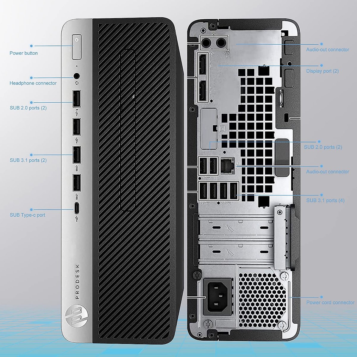 HP Gaming Desktop i7 ProDesk 600 G3 Small Form Factor,Renewed PC Windows 10,32GB DDR4, 1TB NVMe SSD M.2 + 2TB HDD,NVIDIA GeForce GT 1030 2GB,HDMI,Wi-Fi,BT,DVD,Wireless Keyboard & Mouse