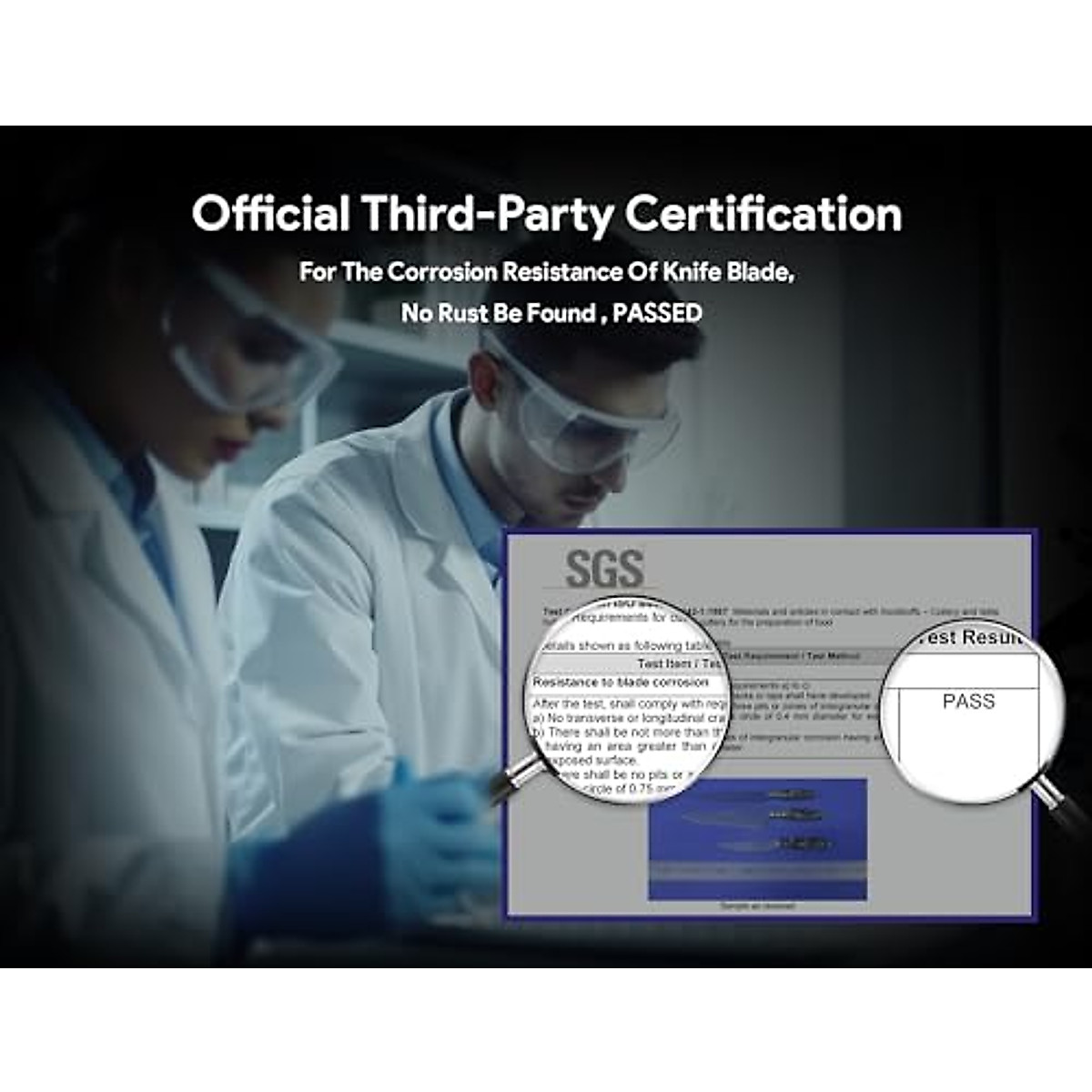 Piklohas Kitchen Knife Sets For Kitchen With Block, 14 Pieces With Magnetic Knife Holder, German High Carbon Stainless Steel Damascus Pattern Chef Knife Set With Sharpener, Steak Knives, Black