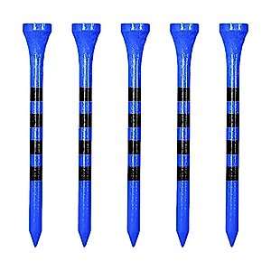 Zivisk Wooden Golf Tees 2-3/4" 100 Count 70mm Blue