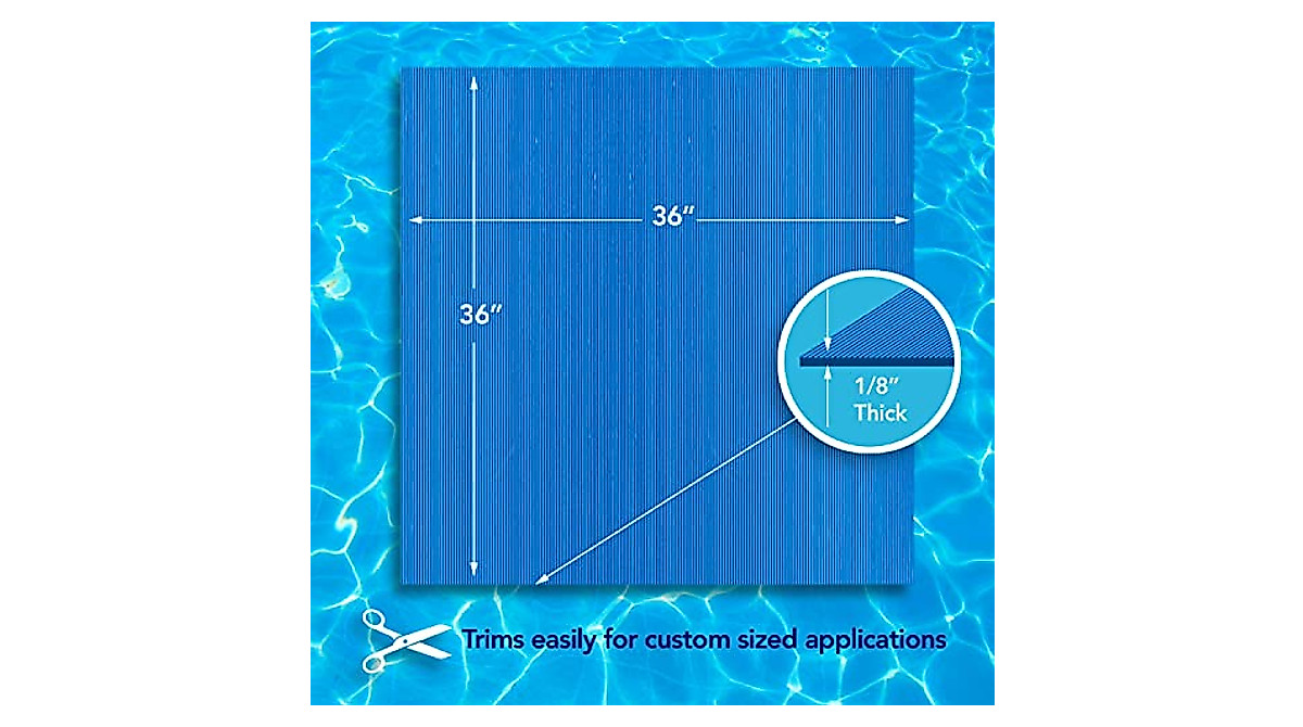 Resilia Non-Slip Pool Ladder Mat - 36x36 inches