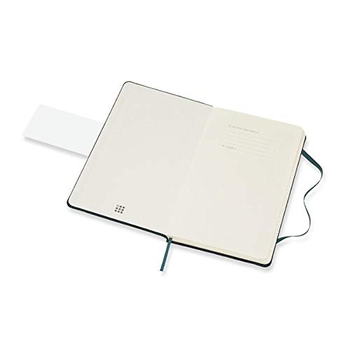 Moleskine Limited Collection Blend Textile Notebook, Hard Cover, Large (5" x 8.25") Ruled/Lined, Camo Green, 240 Pages