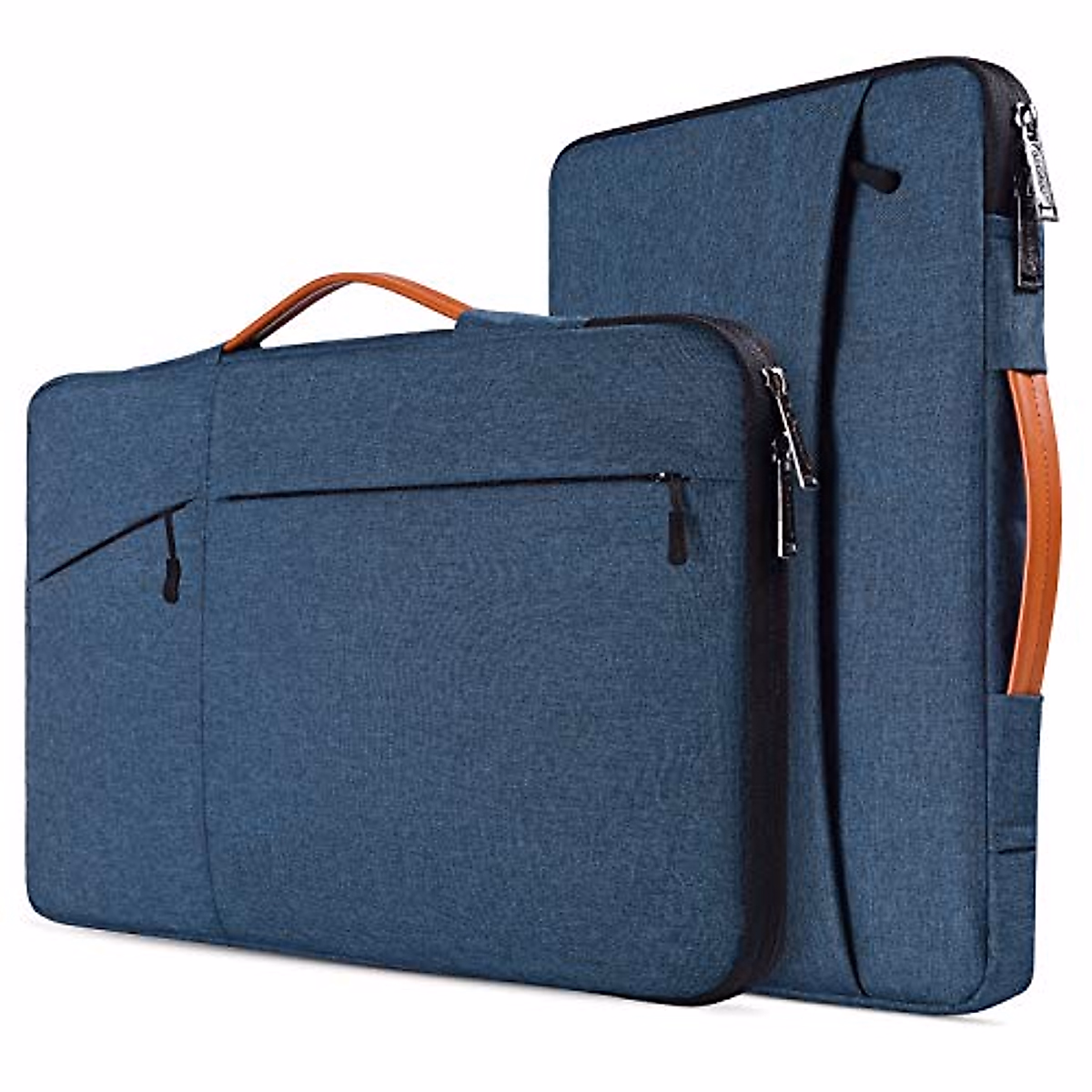 17.3 inch Laptop Briefcase Bag for HP Pavilion 17 Inch Laptop, HP Envy 17, HP PROBOOK 17, Dell G7 17.3, Dell Inspiron 17, ASUS VivoBook 17, Acer Aspire 17.3 Laptop Sleeve Case, Navy Blue