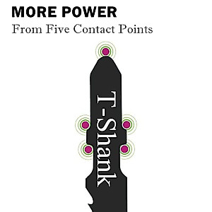 20PCS T Shank Jigsaw Blades Tool for Wood Plastic Metal Compatible with 90% Power Jig Saws Such as Bosch DEWALT RYOBI One+ Makita SKIL Black+Decker Includes 4 Each of T101B T101AO T144D T118A & T118B