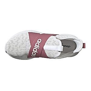 adidas Women's Puremotion Adapt Sneaker, White/Pink Strata/Zero Metallic, 9