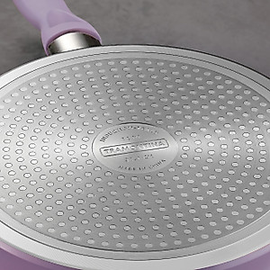 Tramontina 14-Piece Ceramic Non Stick Cookware Set with Lids, Heavy-Gauge Aluminum Pots and Pans Kitchen Set with PFOA/PTFE-Free Nonstick Coating, Dishwasher and Oven Safe (Purple)