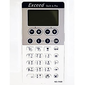 Juki HZL-F400 Exceed Series Computer Sewing Quilting Machine,White