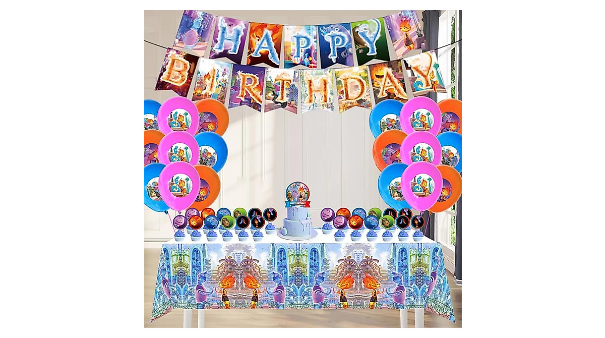 Disney Elemental Birthday Decorations for Fun Parties