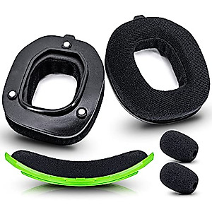 A50 GEN 3 Mod Kit Velour Ear Pads Replacement for Astro A50 GEN 3 Headset - Notice: EARPADS Need to BE Removed When Using The Headphone Base (Not Compatible with A50 Gen 4)