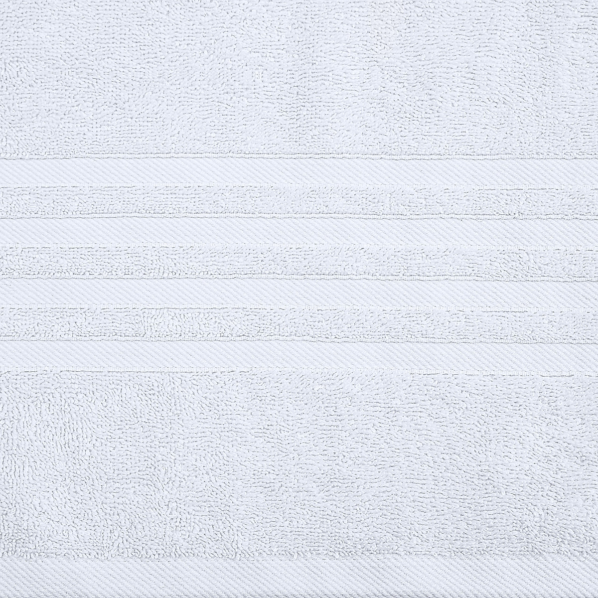 Wealuxe 12 Piece Bath Towel Set for Bathroom - 2 Bath Towels, 4 Hand Towels, 6 Washcloths 100% Cotton Soft and Plush Highly Absorbent, Soft Towel for Hotel & Spa - White