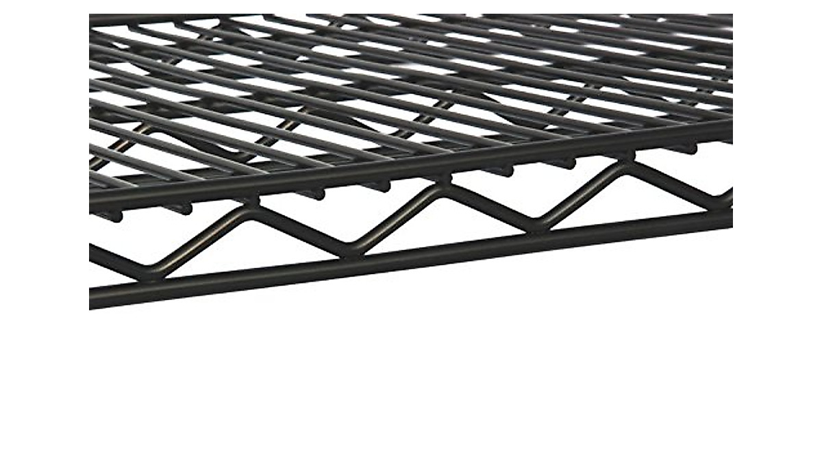 Buy Omega 18" Deep Black Shelving Unit - 3 Tier Storage