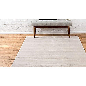 Unique Loom Uptown Collection Area Rug - Madison Avenue (8' x 10' Rectangle, Beige/ Light Brown)