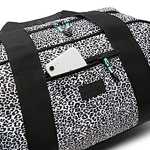 Vooray 23L Burner Gym Duffel Bag – Travel Athletic Bag for Gym, Sports, Workouts, Leopard