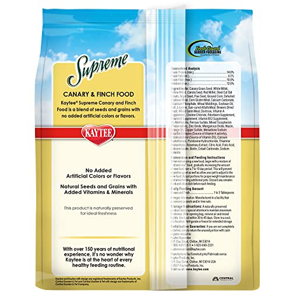 Kaytee Supreme Canary & Finch Food 2lb