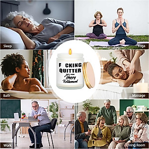 Gifts for Retirement | Retirement Gifts for Women Men | 2024 Happy Retirement Candle | Funny Retirement Gifts for Coworkers, Friends, Teachers, Boss, Nurse