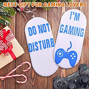 Do Not Disturb I'M Gaming Socks, Teenager Gifts Idea Teens Stocking Stuffers Gamer Sock Gift for Boys Men Dad Father