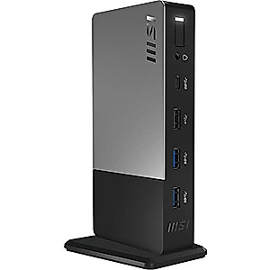 MSI Black USB C Docking Station 2nd gen