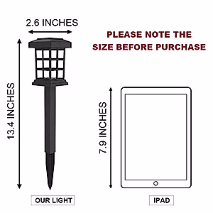 MAGGIFT 12 Pack Solar Pathway Lights Outdoor LED Solar Powered Garden Lights for Lawn, Patio, Yard, Walkway, Driveway