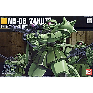 Bandai Hobby HGUC 1/144 #40 ZAKU II Mobile Suit Gundam Model Kit