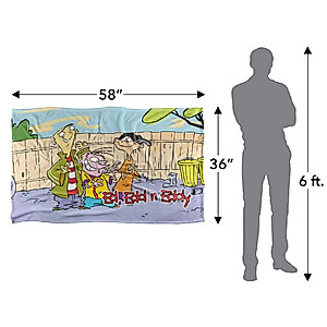 Trevco Ed EDD N Eddy Backyard Boys Silky Touch Super Soft Throw Blanket 36" x 58"