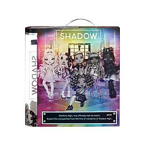 Rainbow High Shadow Series 1 Ash Silverstone- Greyscale Boy Fashion Doll. 2 Silver Designer Outfits to Mix & Match with Accessories, Great Gift, Multicolor, 583578EUC
