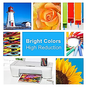 Topcolor Compatible Ink Bottle Replacement for HP 31 32XL Ink for HP Smart-Tank 7301 6001 7602 5101 7001 Plus 551 651 455 457 450 All-in-One Ink-Tank Printer, 165mL Black, 100mL Cyan Magenta Yellow