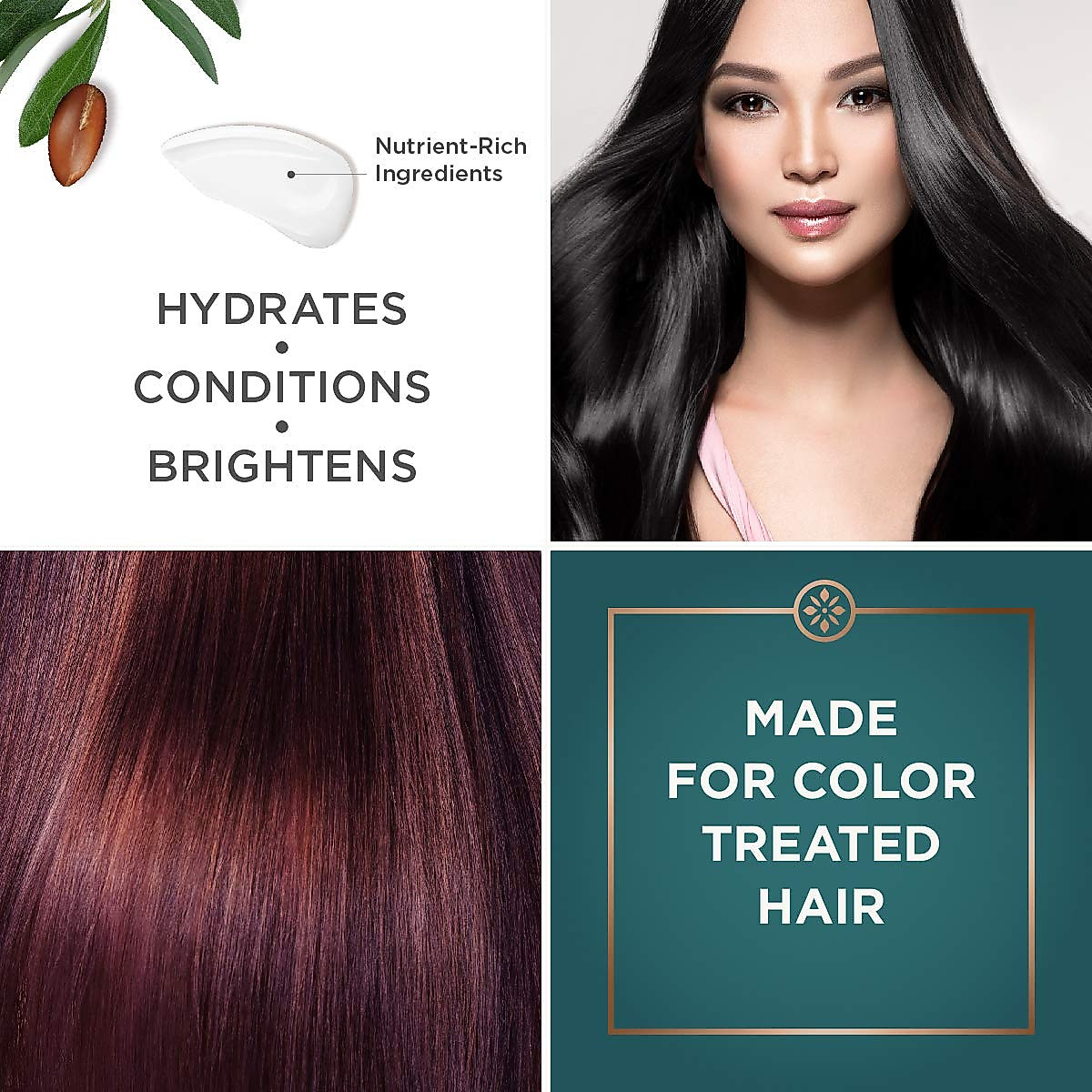 Argan Magic Color Renew 10-in-1 Multipurpose Spray & Leave in Conditioner for Color Treated Hair | Hydrates, Enhances Color, Boost Shine | Enriched with Argan Oil | Made in USA, Paraben Free (8 oz)