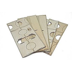 The Broken Token Board Game Organizer - Legendary Villains Compatible Wood Storage Box with Multiple Dividers