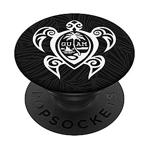 Guam Island Turtle PopSockets PopGrip: Swappable Grip for Phones & Tablets