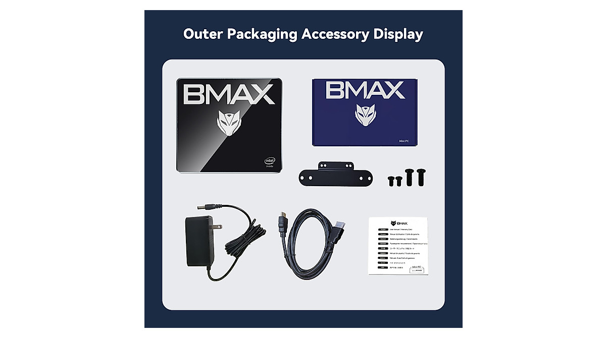 Bmax B2 S Mini PC N4020C with 6GB RAM & 4K Dual Screen Support