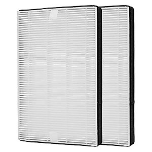 WOCASE F2 True HEPA Filter, Compatible with 3M Filtrete Room Air Purifier Models FAP-C02WA-G2, FAP-C03BA-G2, FAP-T03BA-G2, FAP-SCO2N, 2Pack