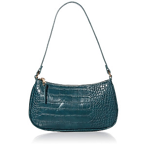 The Drop Women's Melanie Small Shoulder Bag, Teal Green, One Size