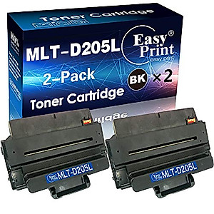 (2-Pack) Compatible MLT-D205L D205L Toner Cartridge 205L Used for Samsung ML-3712ND SCX-4833 SCX-4835FD SCX-5637 SCX-5639FR SCX-5739FW ML-3310 ML-3312ND ML-3710 ML-3712DW Printer, by EasyPrint